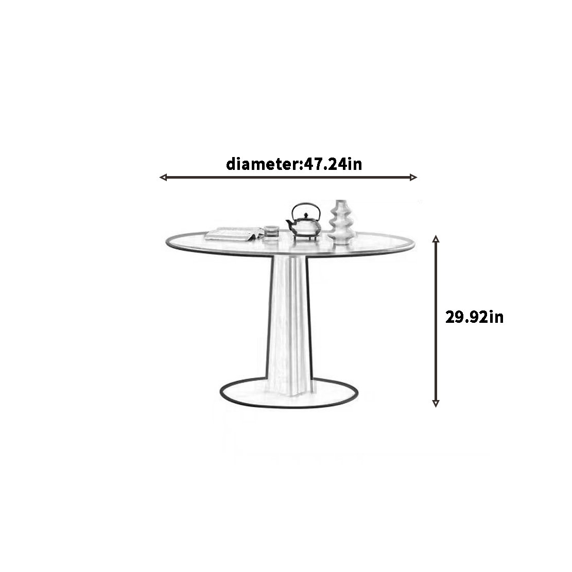 Latitude Run® Simple solid wood round table | Wayfair