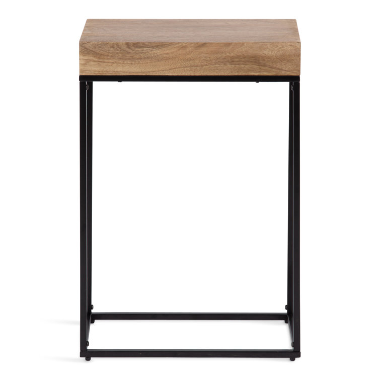 17 Stories Cronus Solid Wood Top End Table | Wayfair