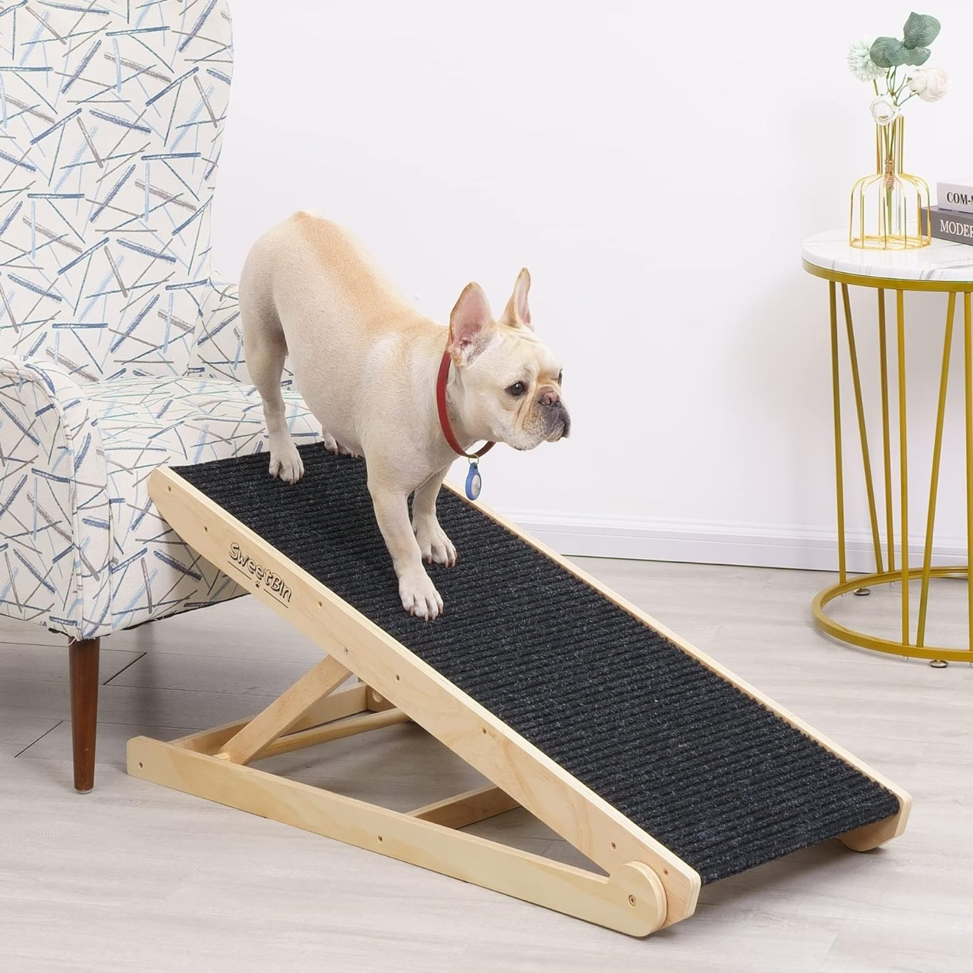 Tucker Murphy Pet™ Wooden Adjustable Pet Ramp For All Dogs And Cats ...