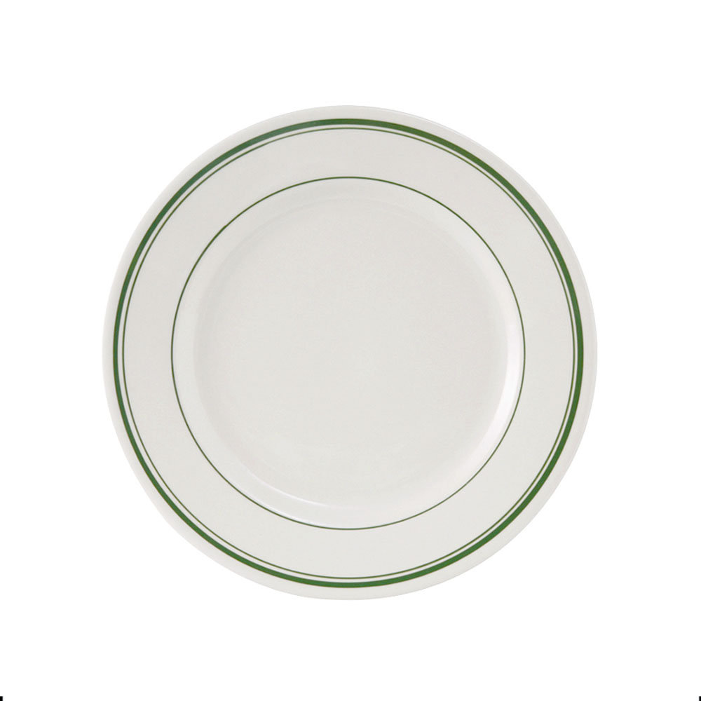 Tuxton Home Green Bay 7" Restaurant-Grade Porcelain Appetizer Plates ...