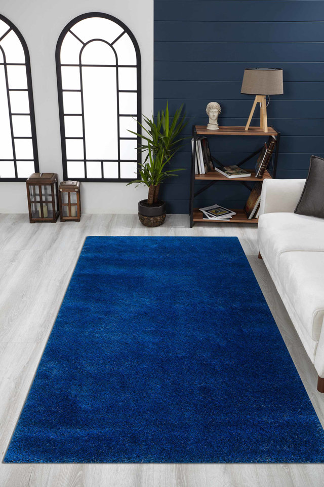 Ebern Designs Damita PLUS 2X3 BLUE RUG | Wayfair