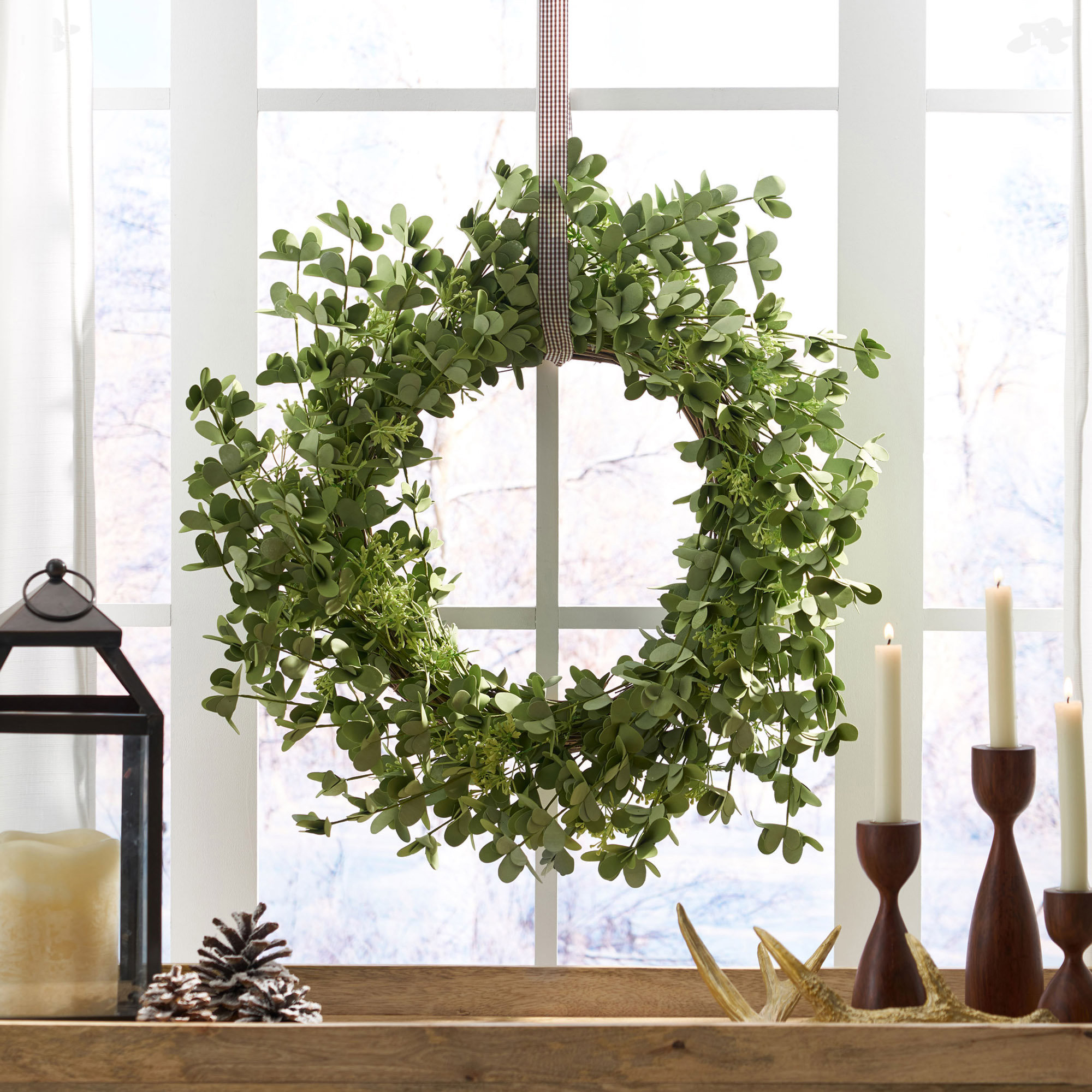 Primrue Torelli 27" Polyester Wreath | Wayfair