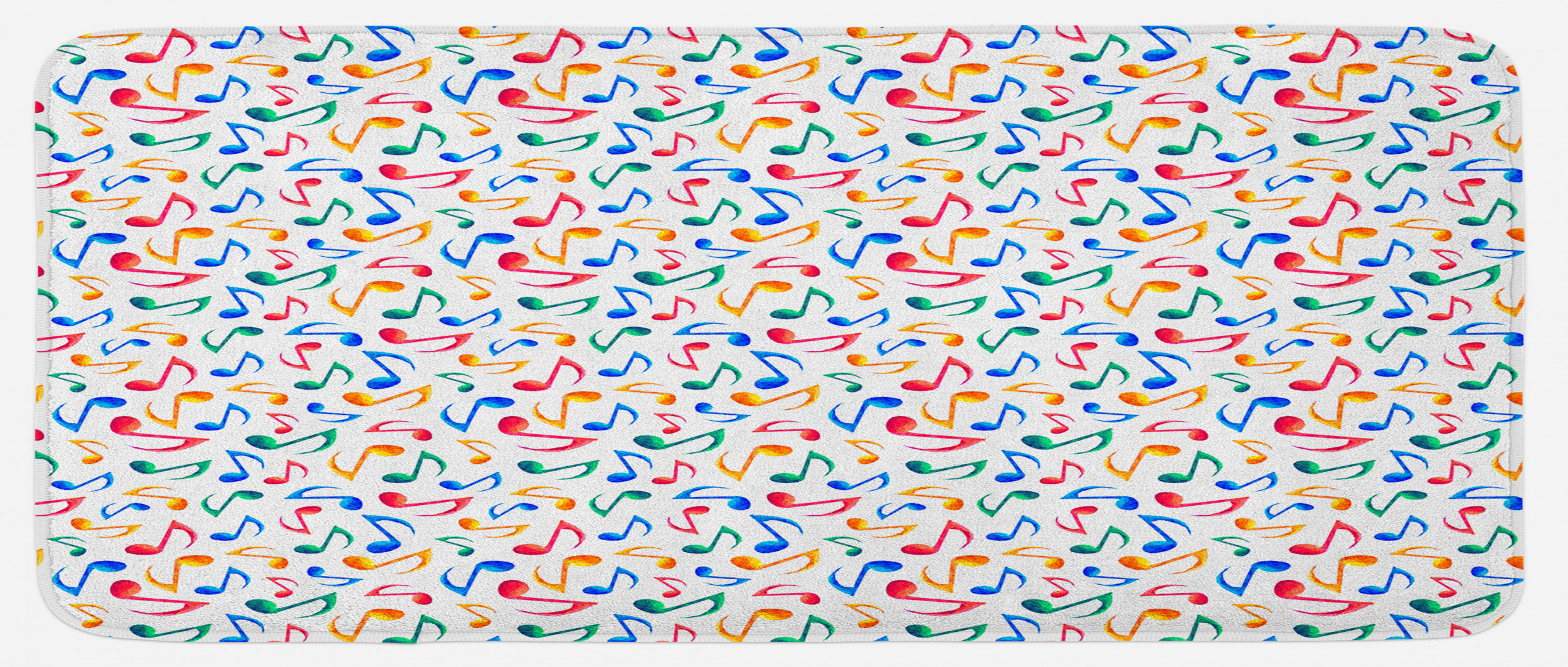 East Urban Home Musical Notes Melody Kids Beats Watercolor Radio Rhythm ...