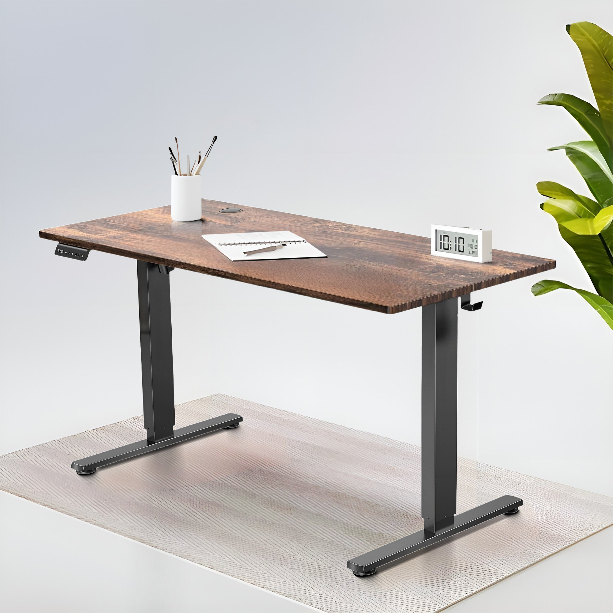 Latitude Run® Demson 55'' W Standing & Height-Adjustable Desks | Wayfair