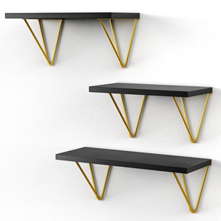 Wayfair | Floating Metal Wall & Display Shelves You'll Love in 2023