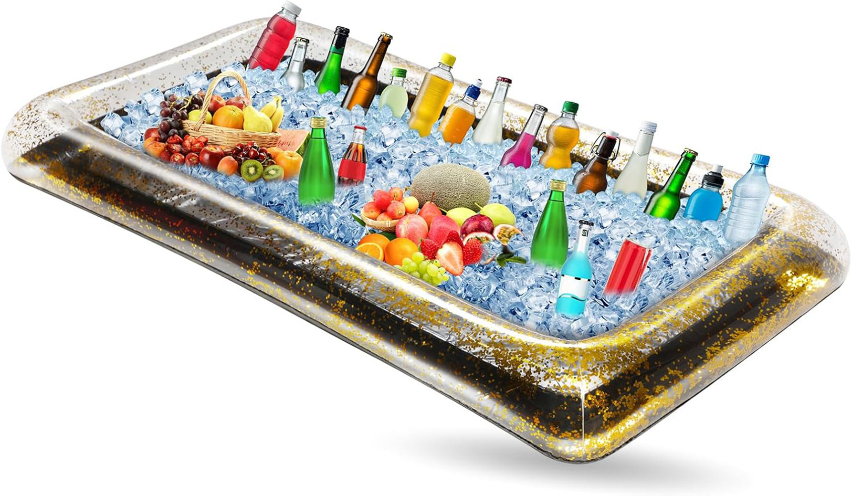 Fashion Finesse Inflatable Serving Bar With Drain Plug 52 X 24 X 5 ...
