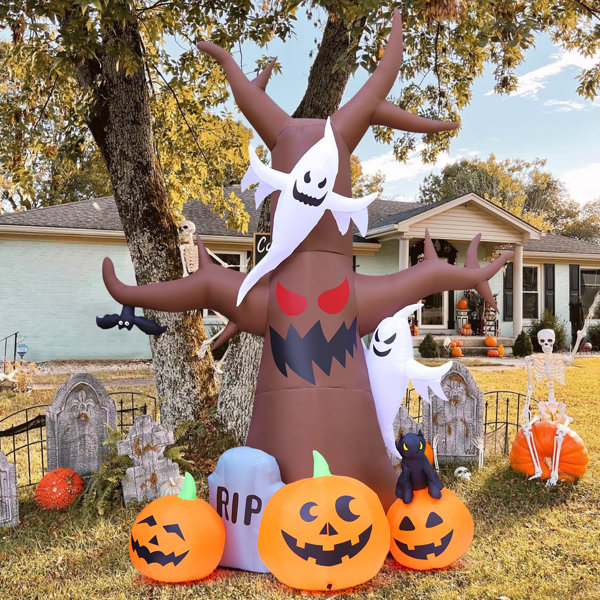 The Holiday Aisle® Halloween Inflatables 11.8 FT Tall Inflatable ...
