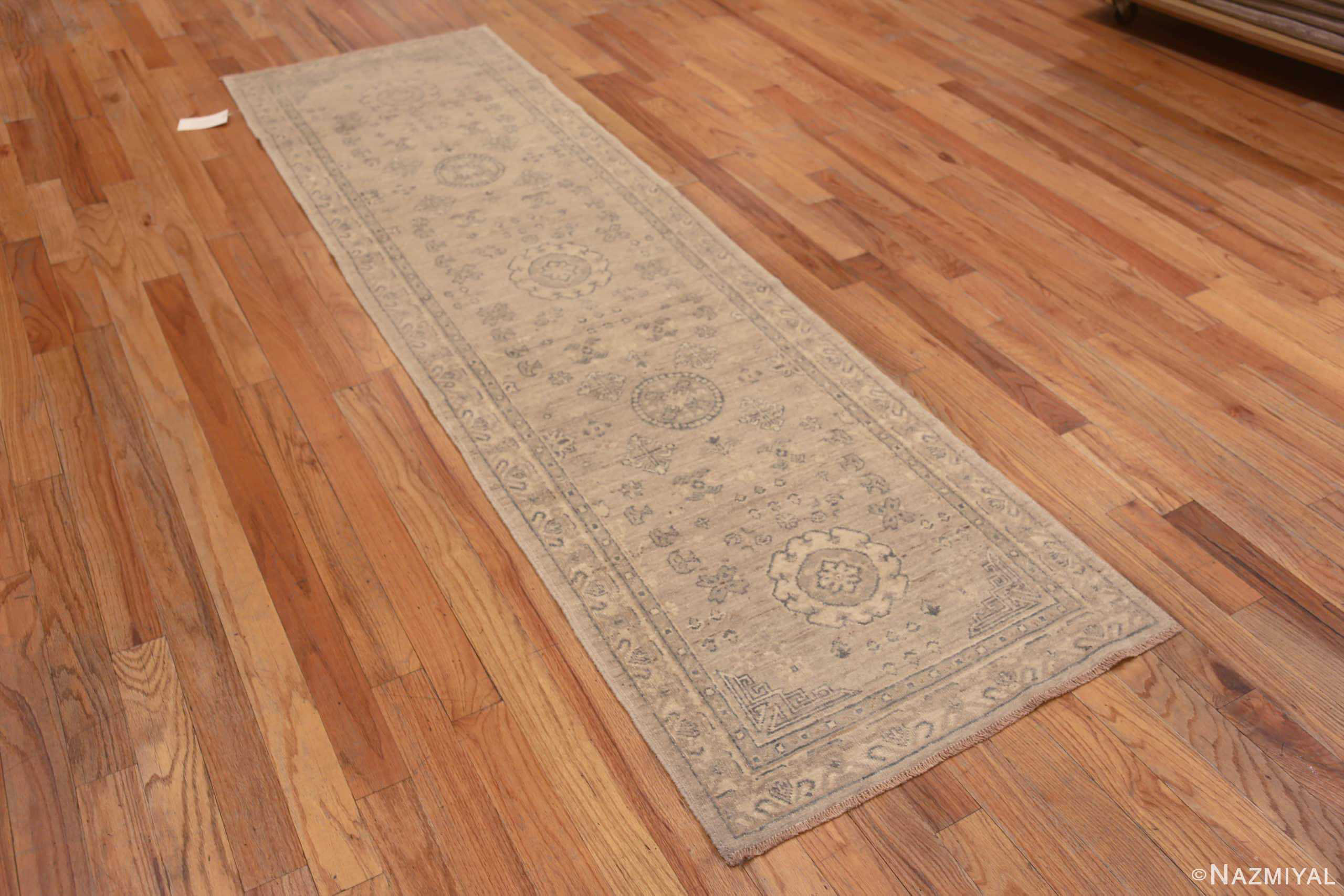 Nazmiyal Collection One-of-a-Kind Light Neutral/Gray Khotan Design ...