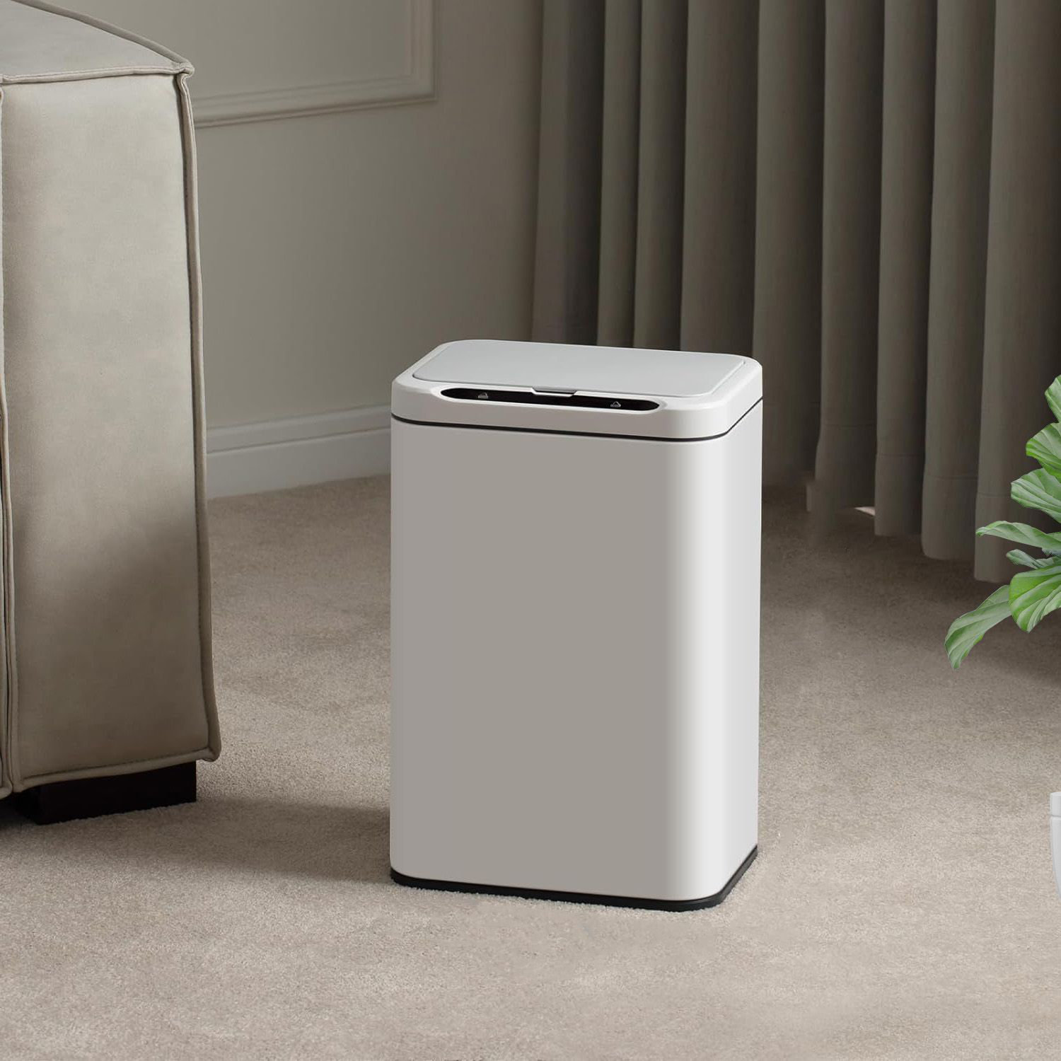 Giantx Steel Motion Sensor Trash Can ( 6.6 Gallons ) | Wayfair