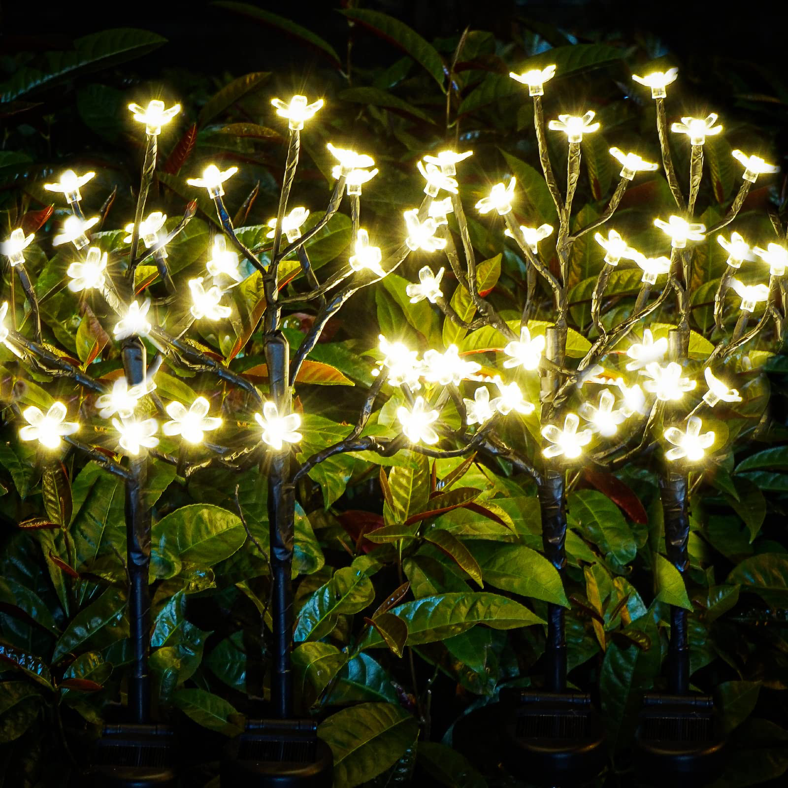 Zeki Shoggy Solar Garden Lights Decorative, Solar Outdoor Lights ...