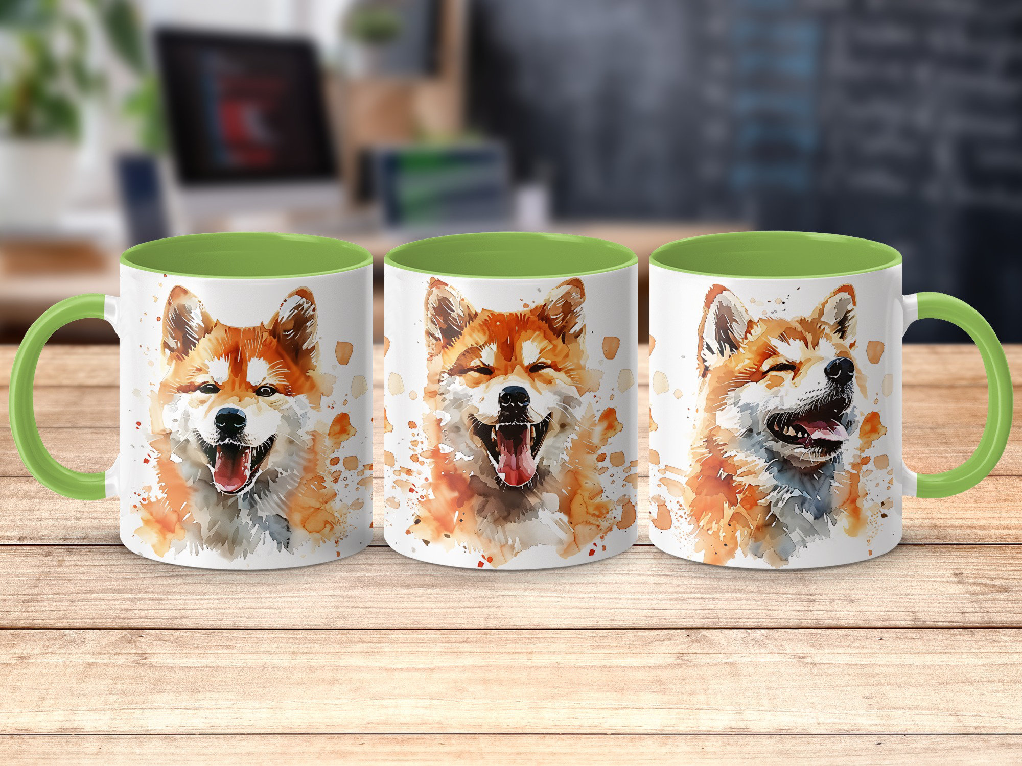 East Urban Home Watercolor French Bulldog Design 11oz Coffee Mug ...