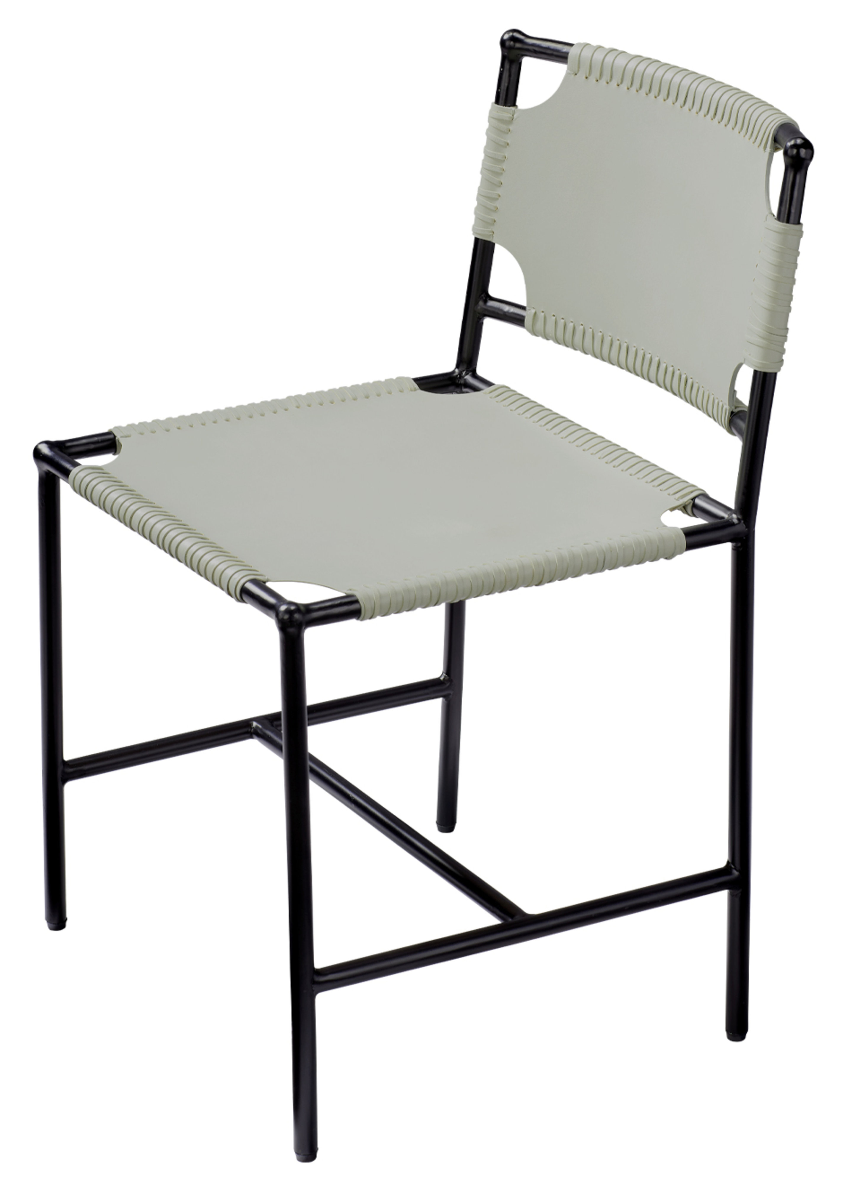 Jamie Young Company Asher Leather Upholstered Side Chair | Wayfair
