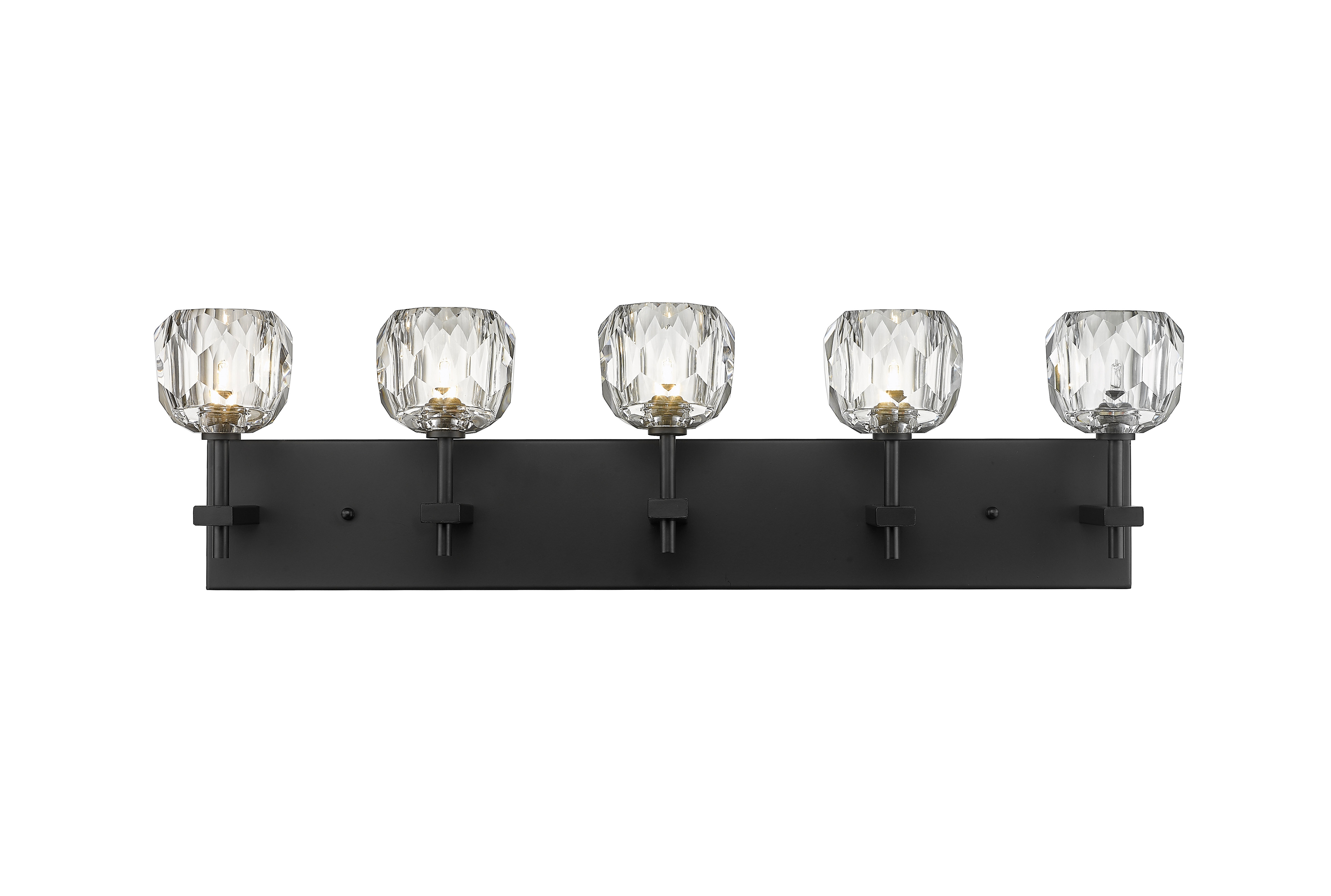 Latitude Run® 5 - Light Vanity Light With Crystal Shades - Wayfair Canada