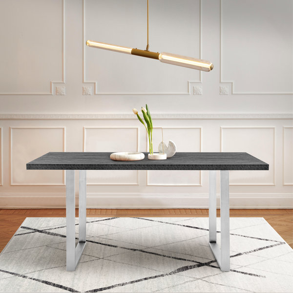 Williston Forge Gerolakkos Metal Base Dining Table & Reviews | Wayfair