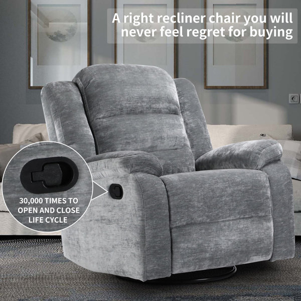 Winston Porter Upholstered Recliner & Reviews | Wayfair