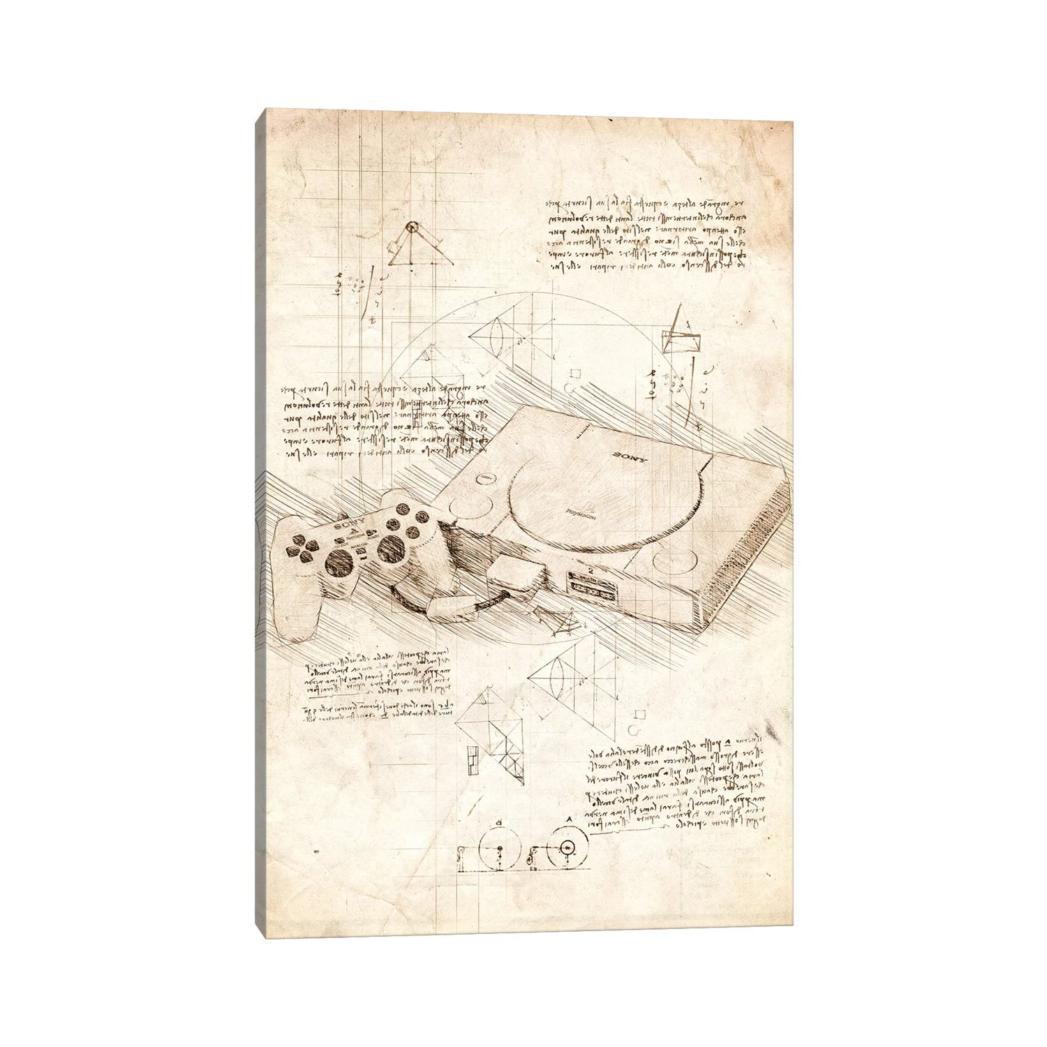 East Urban Home Playstation 1 by Cornel Vlad - Wrapped Canvas Painting ...