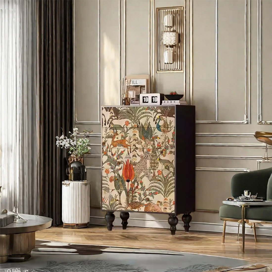 Ruthber Solutions Stylish Five Drawer Storage Cabinet | Wayfair