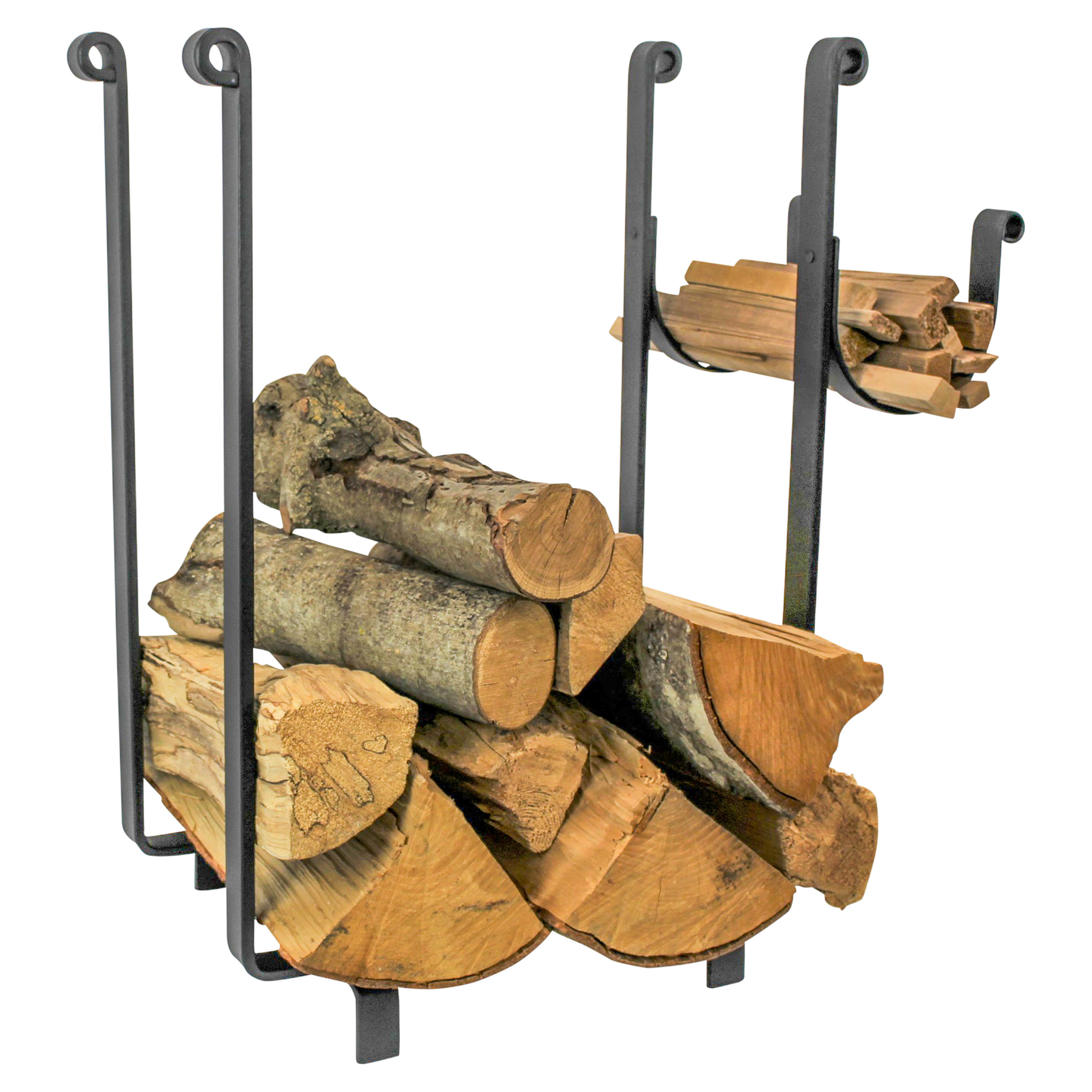 Enclume Handcrafted Rectangle Fireplace Log Rack Black | Wayfair