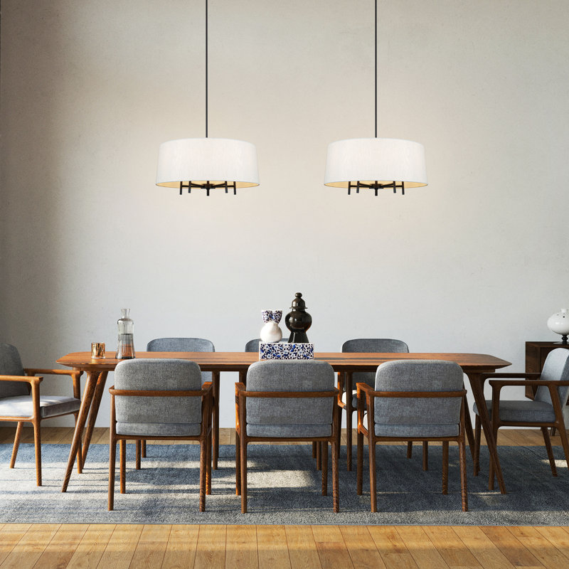 Ebern Designs 5-light Drum Chandelier Dining Room Light Drum Lighting ...