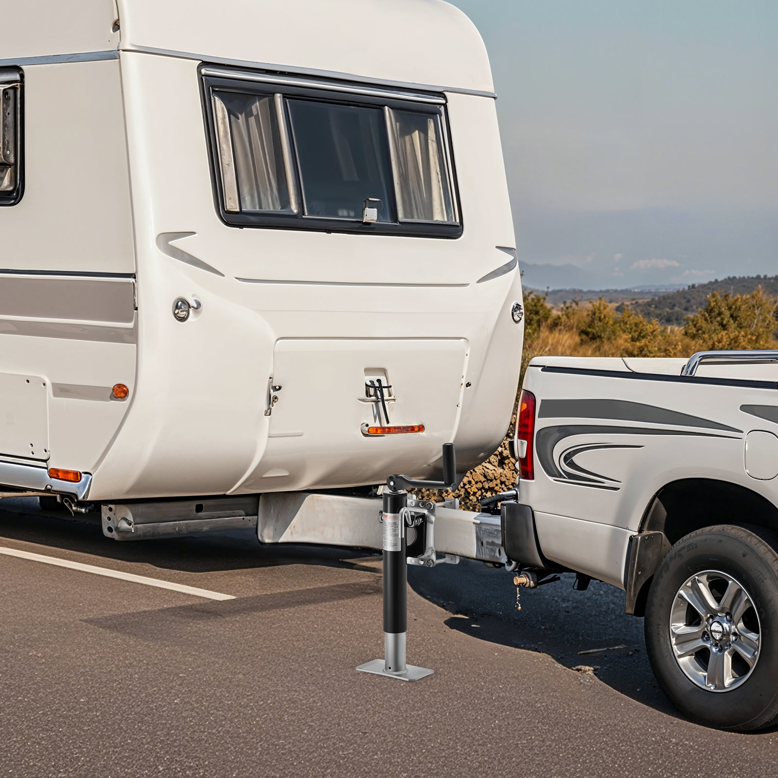 Stellweilan Tessberg Trailer Jack Bolt-on Trailer Tongue Jack 2000 lbs ...