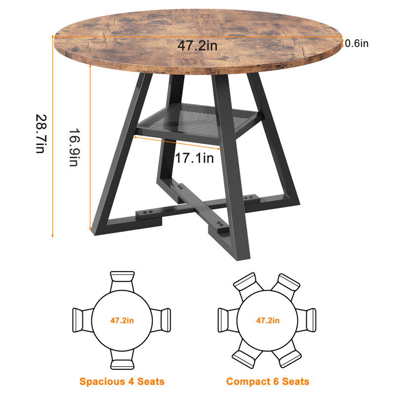 75cm round table