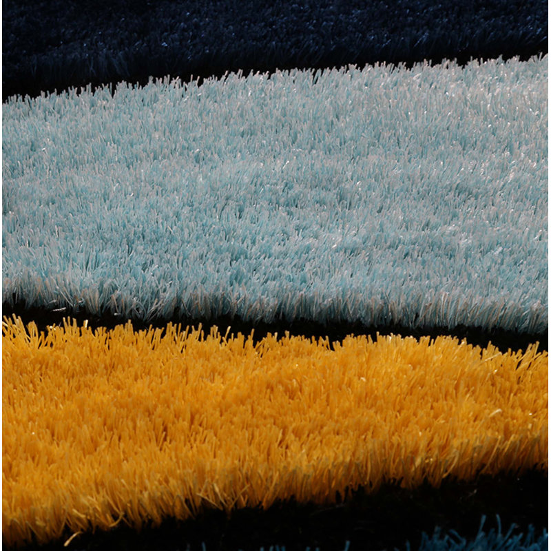 Wrought Studio™ Aria Collection Soft Pile Hand Tufted Shag Area Rug ...