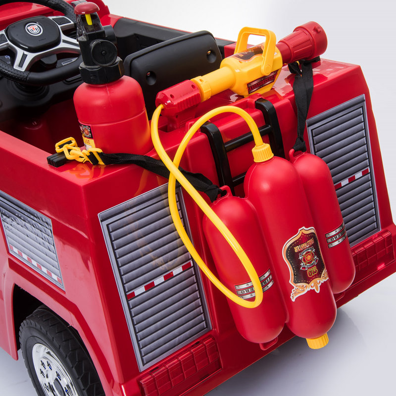 Blazin' Wheels 12 Volt Battery Operated Fire Truck & Reviews | Wayfair