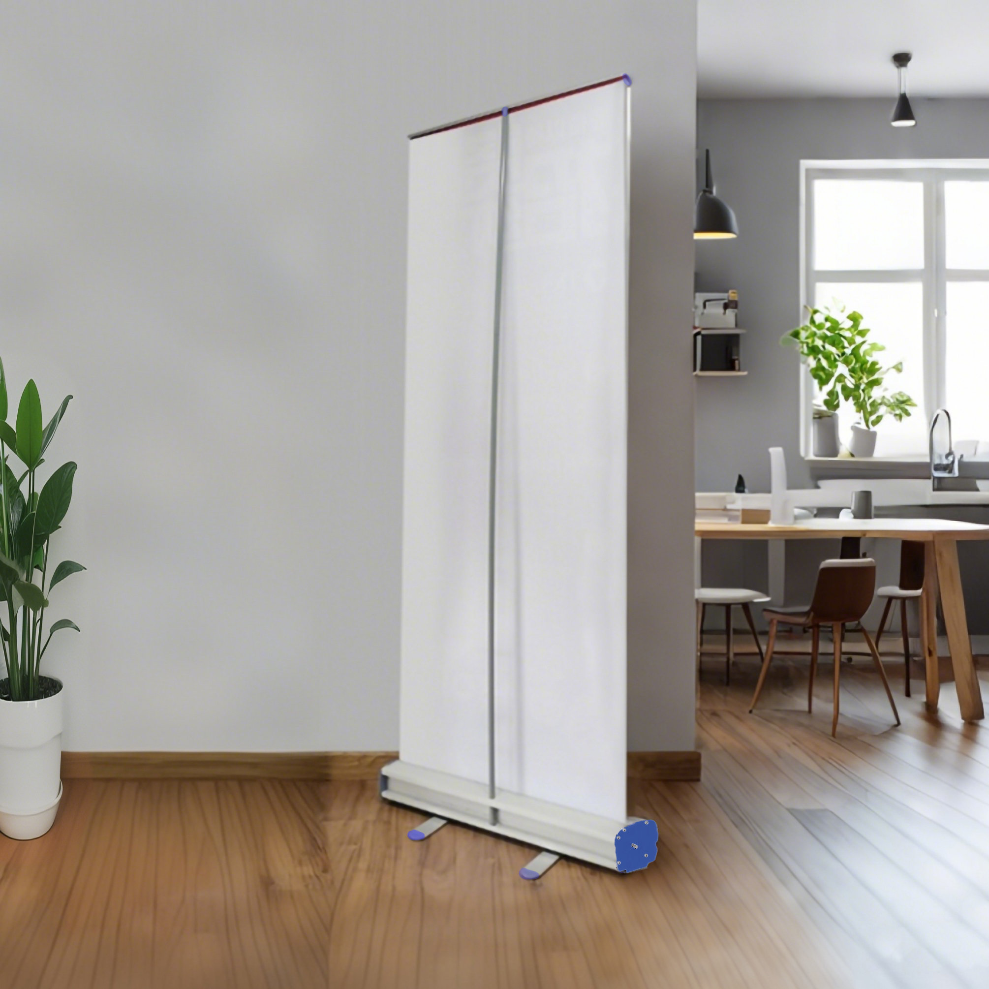 Fixturedisplays® Retractable Banner Stand, 31.5"W X 80"H Portable ...