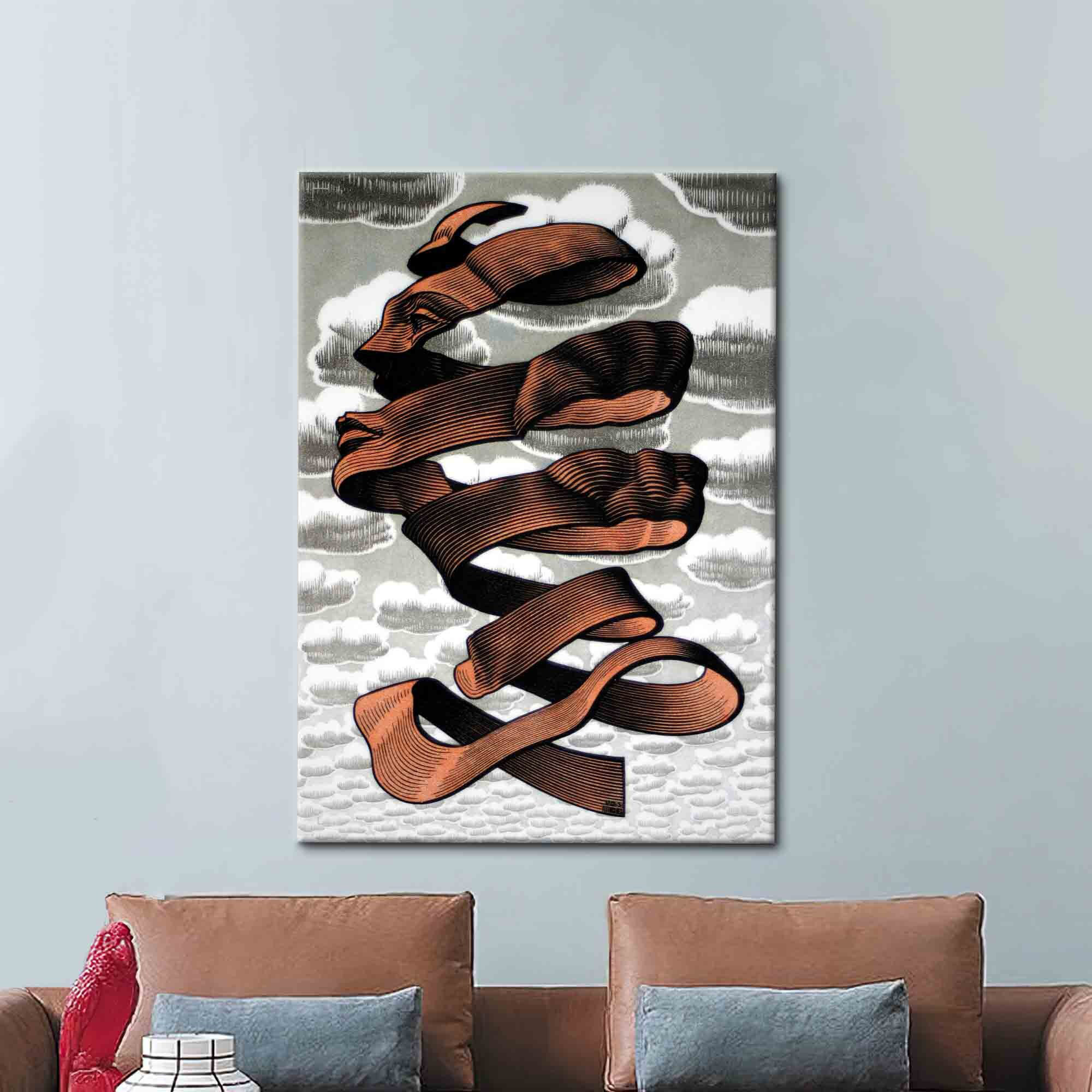 Ivy Bronx Rind By Mc Escher Abstract Modern Canvas Print Art Poster for ...