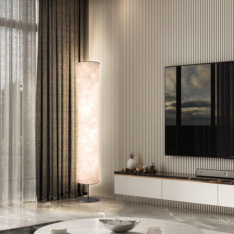 Latitude Run® Aamori 60" LED Column Floor Lamp | Wayfair