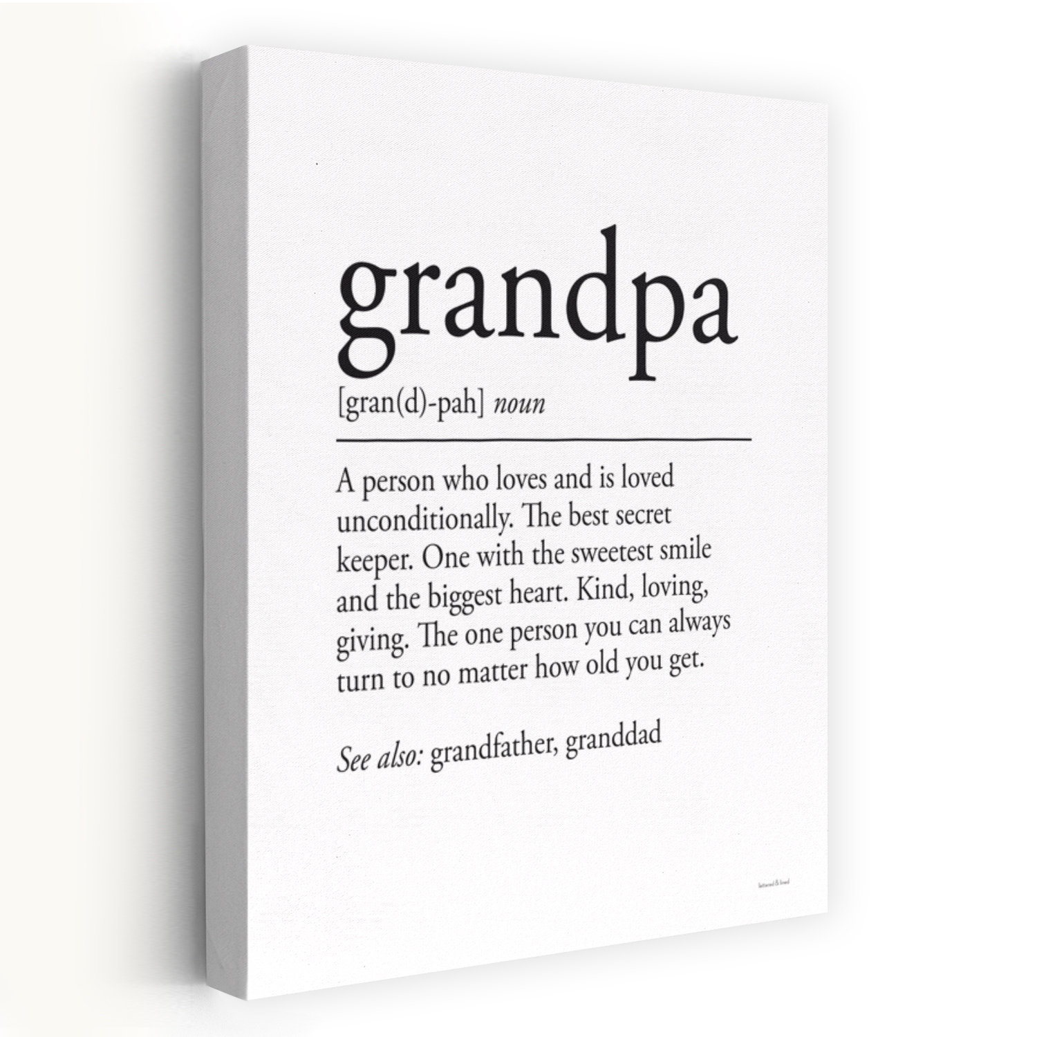 Latitude Run® Grandpa Definition 1 Abstract Contemporary Art | Wayfair