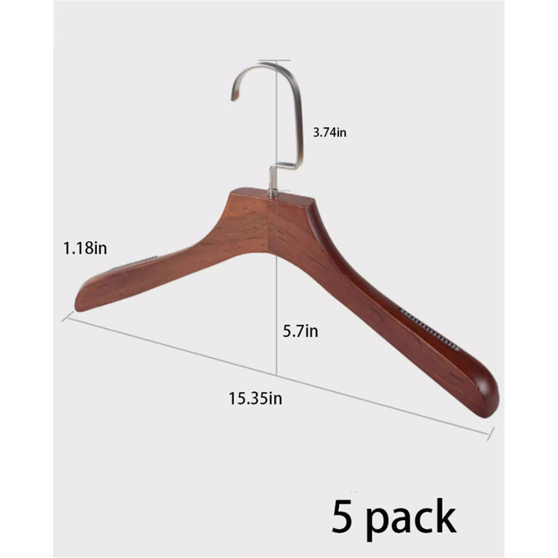 Rebrilliant Solid wood clothes hanger | Wayfair