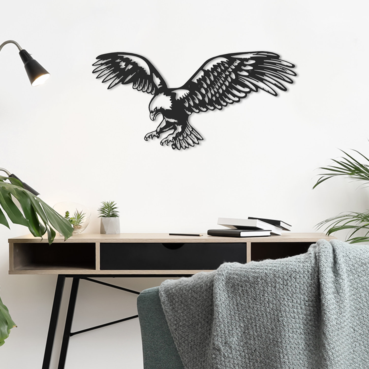 ARTEPERA Metal Eagle Wall Art | Wayfair