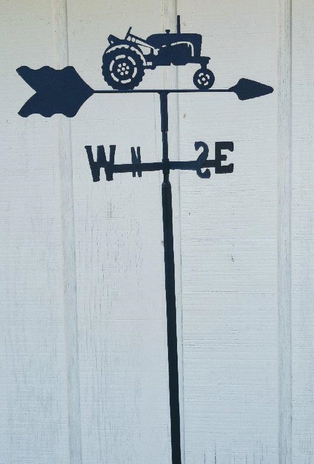 August Grove® Arma Garden Mount Tractor Weathervane | Wayfair