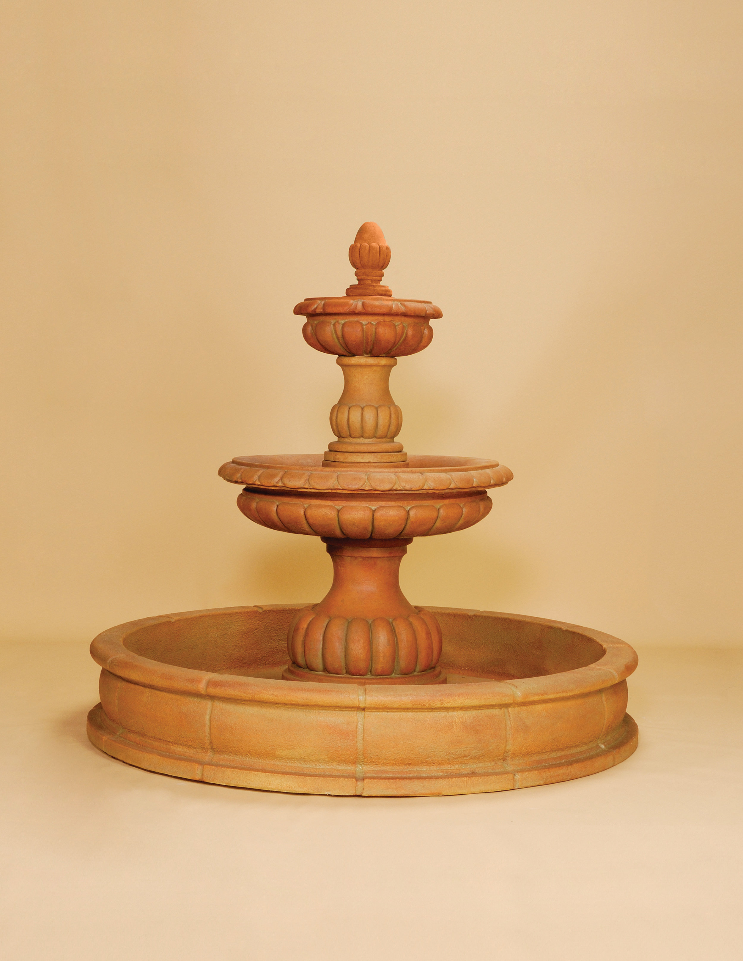 Giannini Garden Ornaments Ambra Two Tier Pond Fountain | Perigold