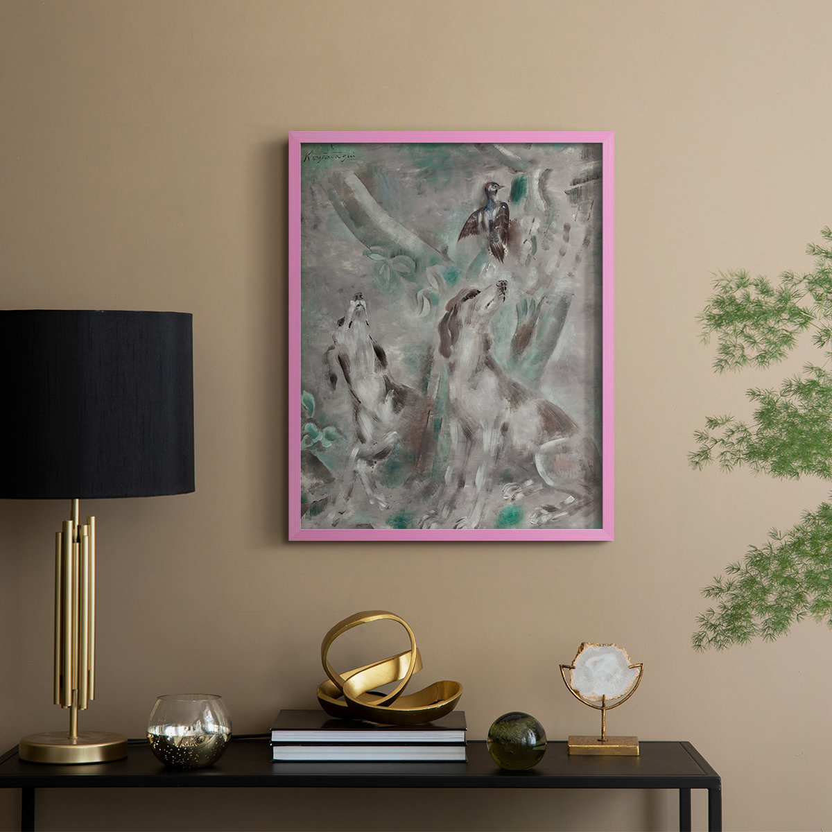 Ophelia & Co. Vintage Animal Print XX Framed Print - Solid Wood ...