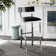 Latitude Run® Chromium Upholstered Counter Stool with Metal Frame ...