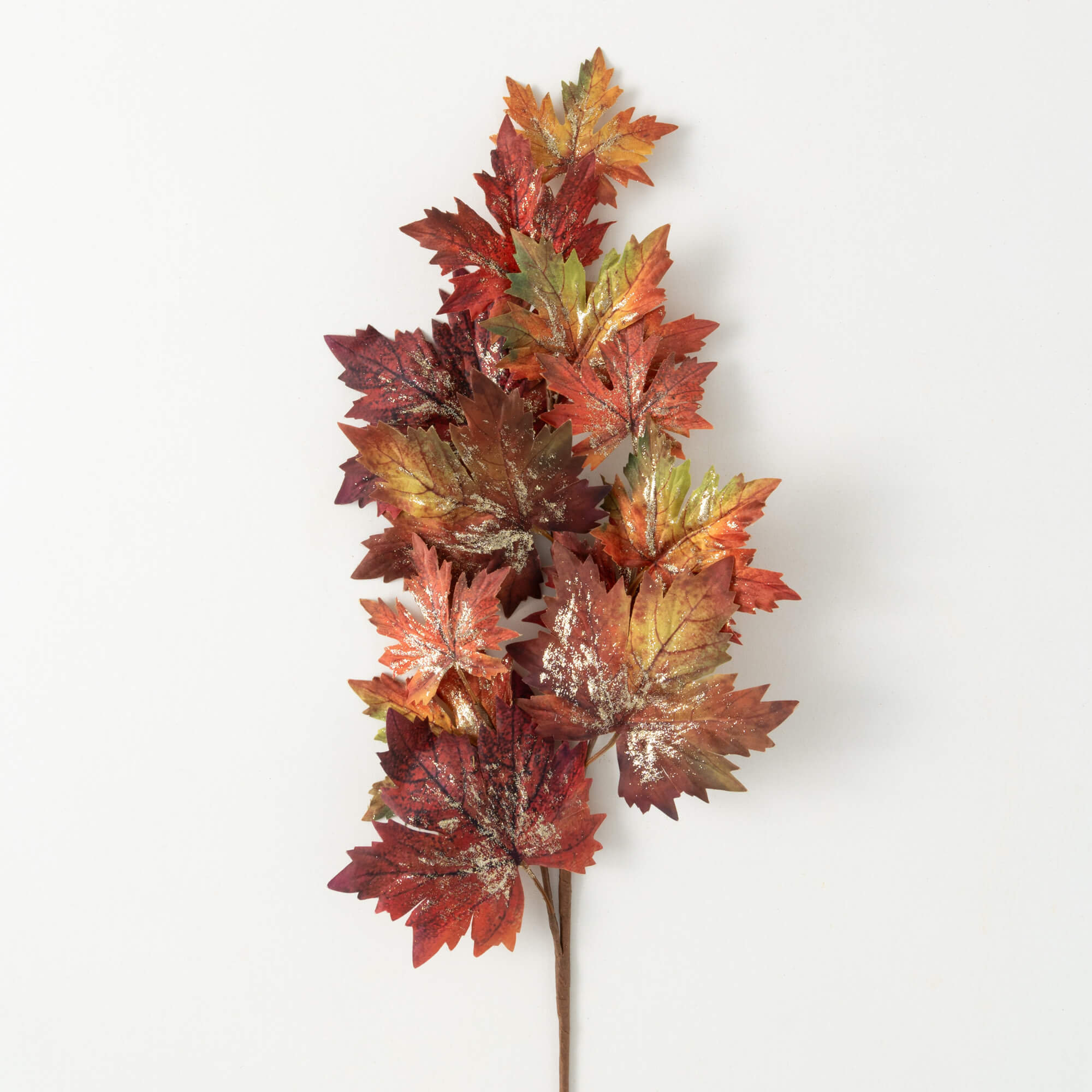 Primrue 39" Artificial Full Fall Maple Leaf Spray, Multicolor | Wayfair