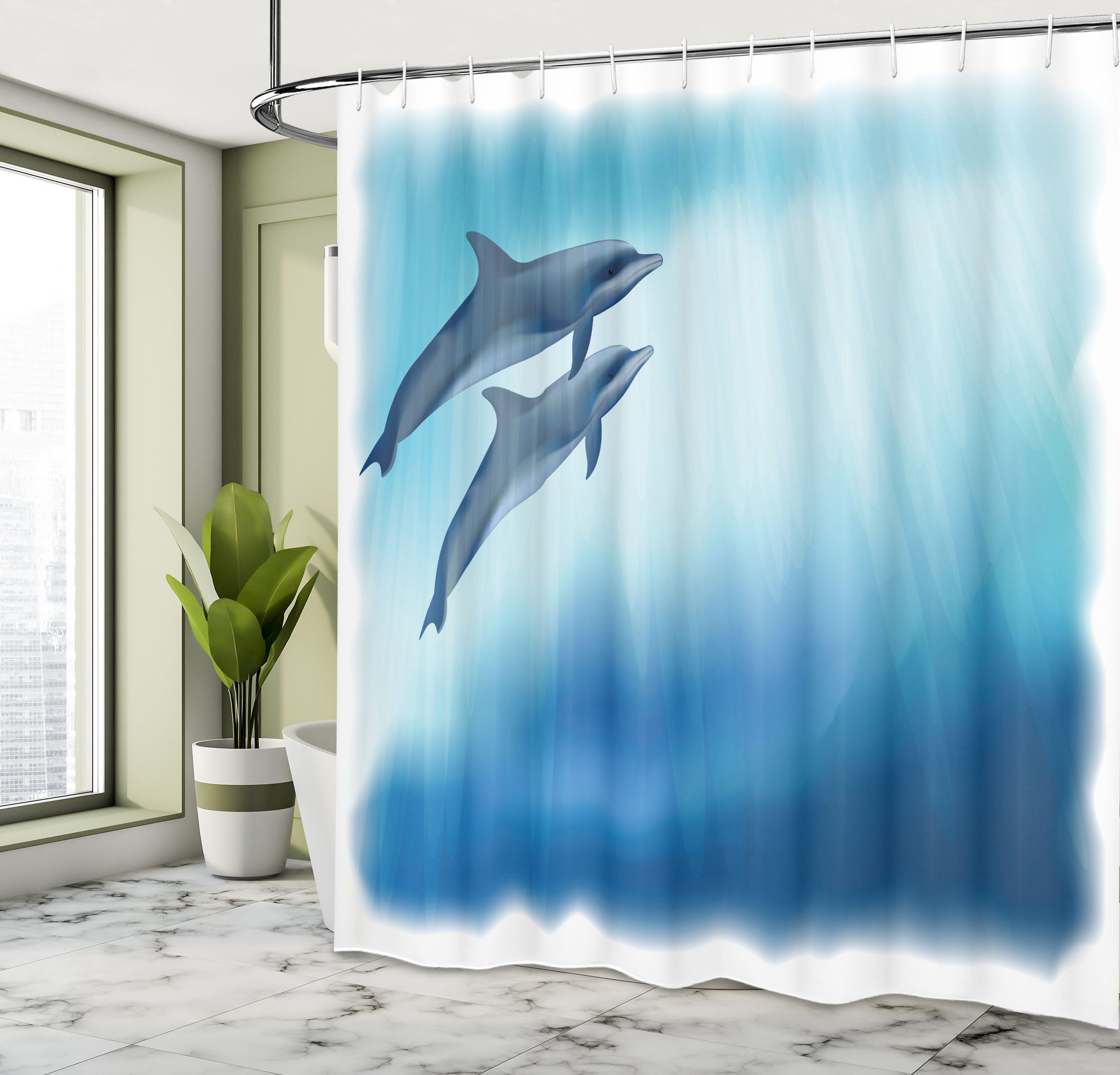 Dolphin Shower Curtain