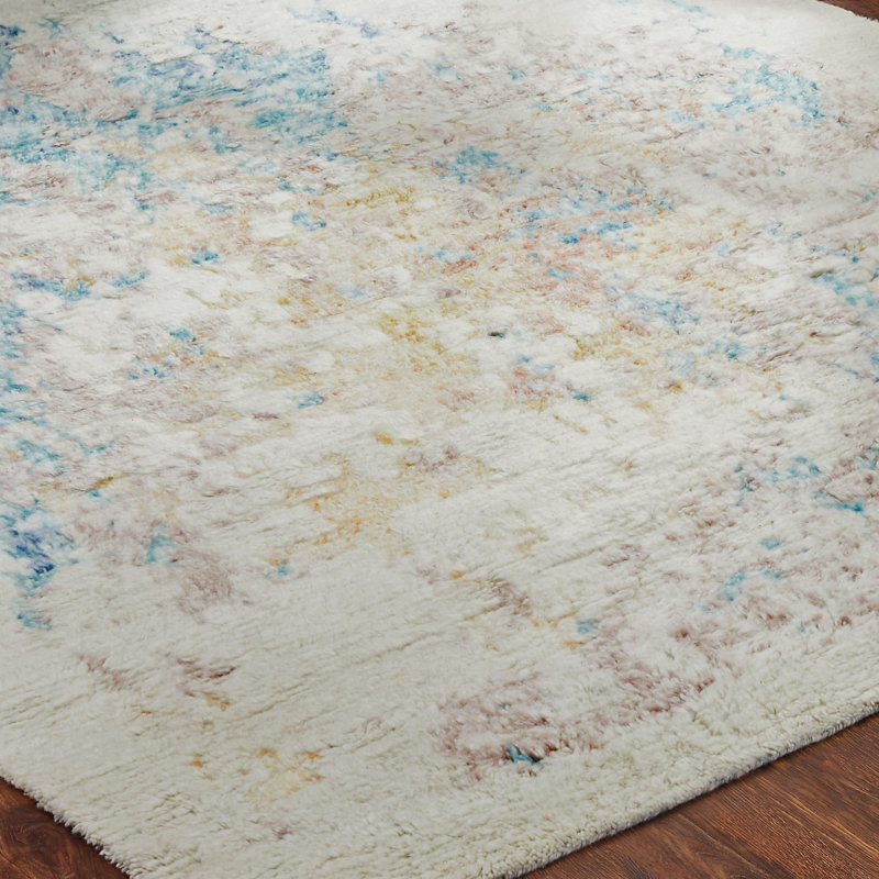 Madison Couture Rugs Gilbertina Hand-Knotted Wool Abstract Area Rug in ...