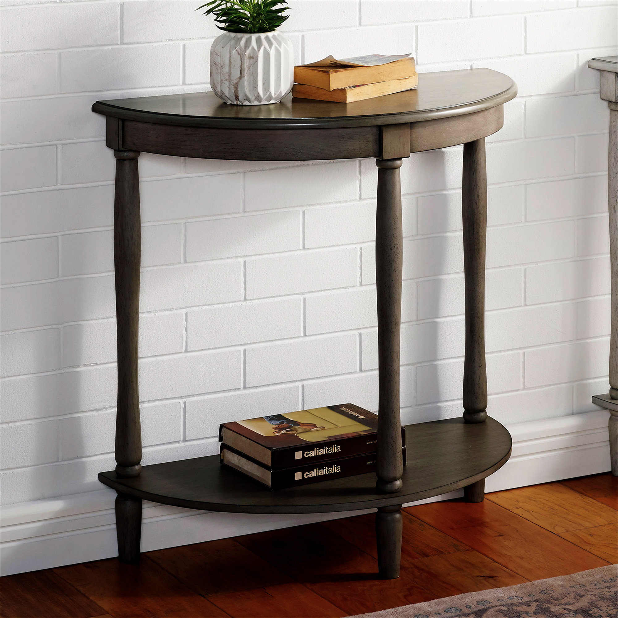 Red Barrel Studio Traditional Design 1Pc Side Table Storage Bottom ...