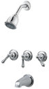Pfister 3-Handle Thermostatic Tub and Shower Faucet with Trim & Reviews ...