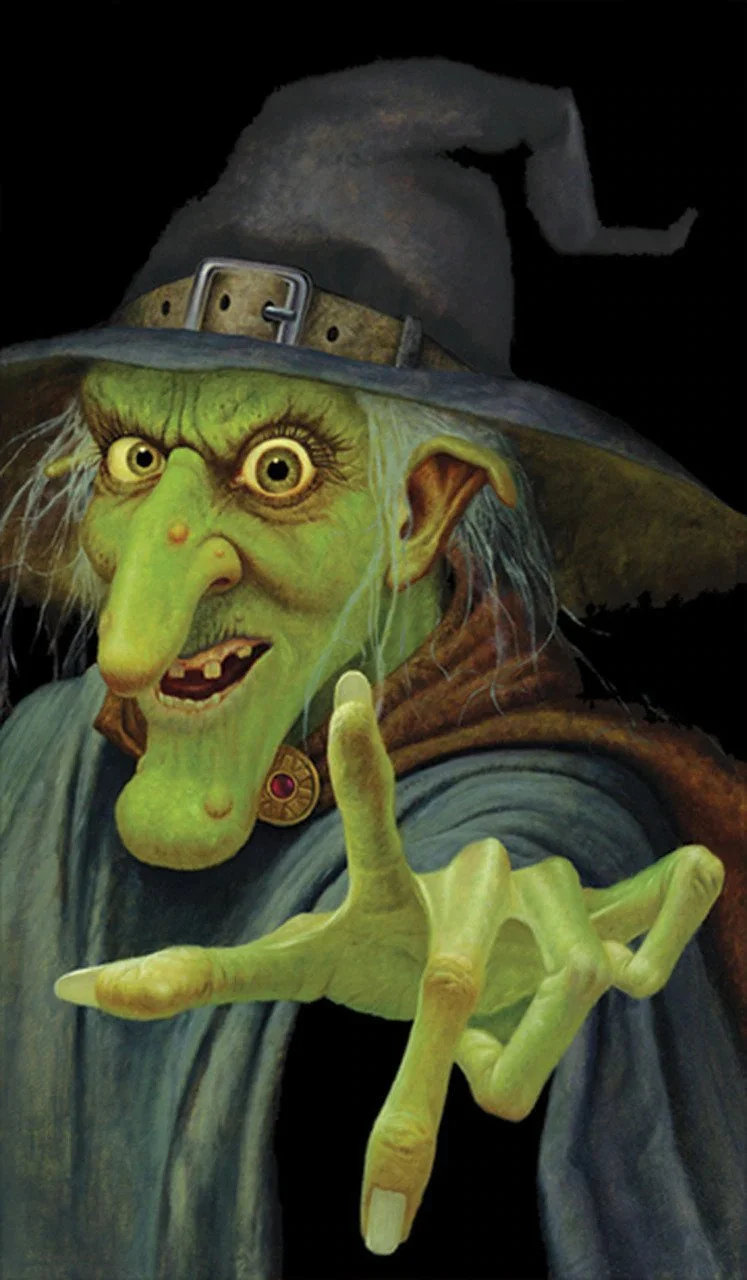 The Holiday Aisle® Halloween Wiley Witch Window Poster - Perfect ...