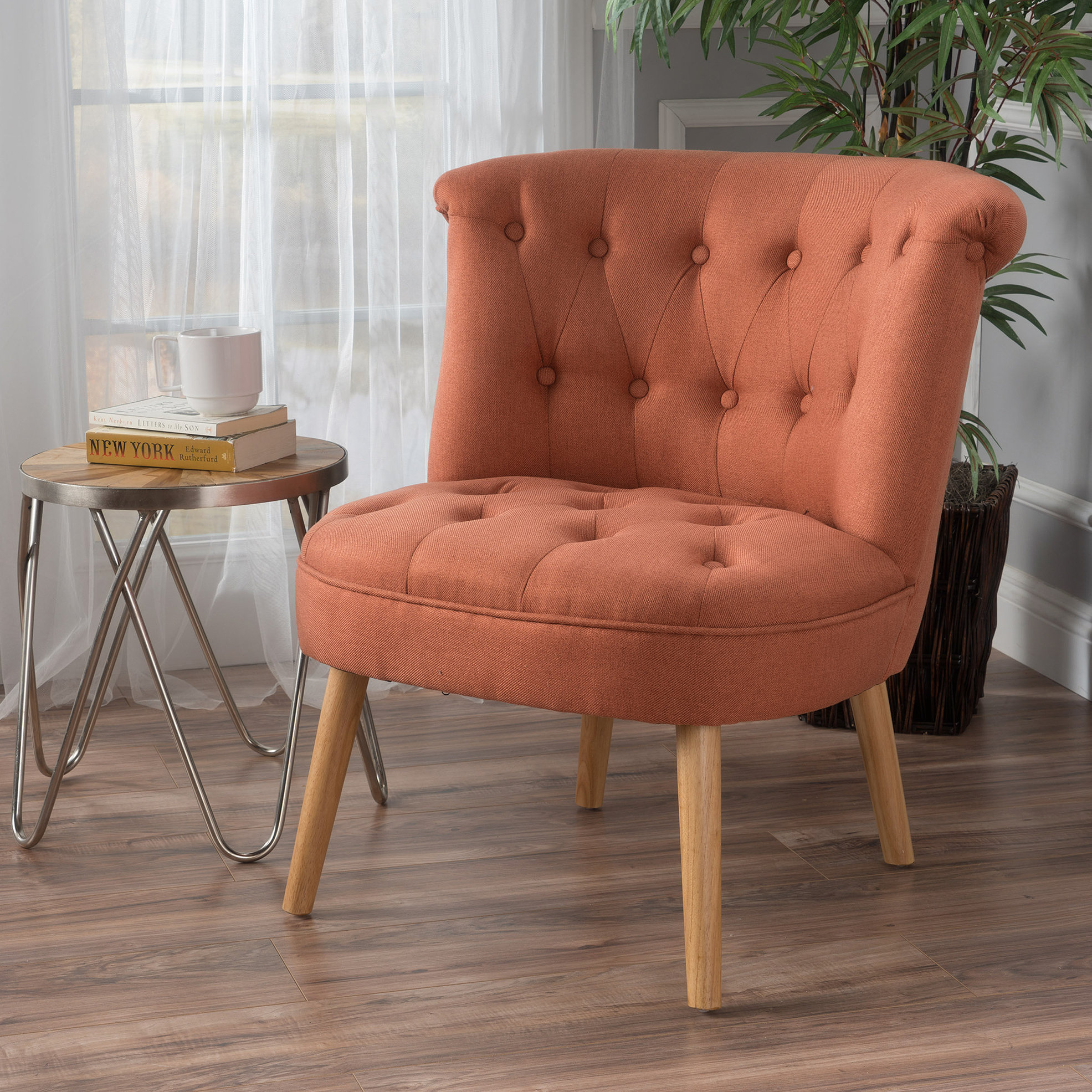 George Oliver BORDEAUX TUFT CHAIR - Wayfair Canada