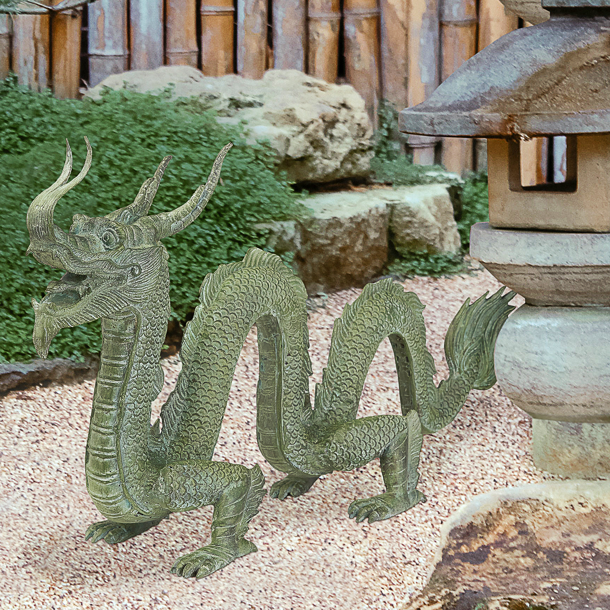 Design Toscano Asian Dragon Garden Statue - Wayfair Canada