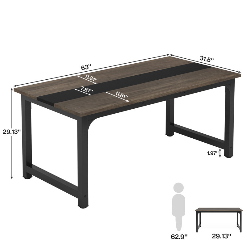 Latitude Run® Montserat Desk & Reviews | Wayfair