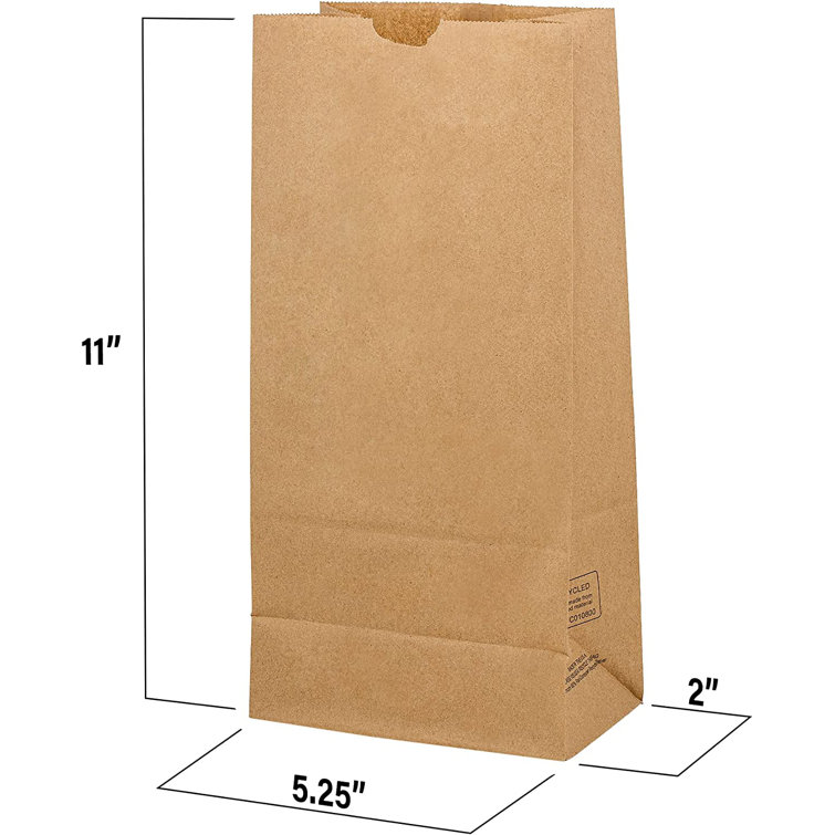 What Size Is A Standard Paper Lunch Bag at Kai Haddon blog