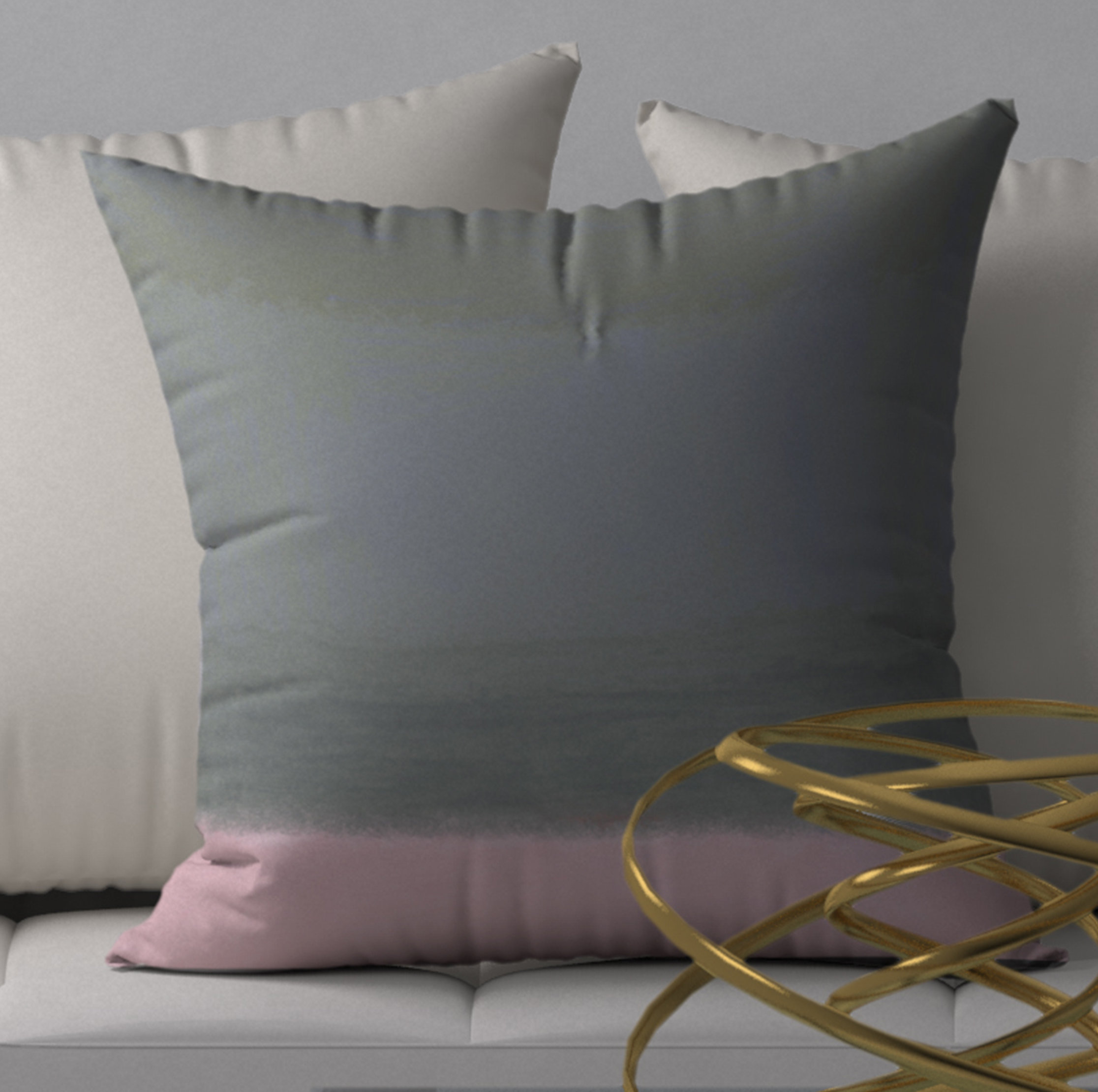 LeRoi Products Shapely Eye-Catching Square Pillow Cover & Insert | Wayfair