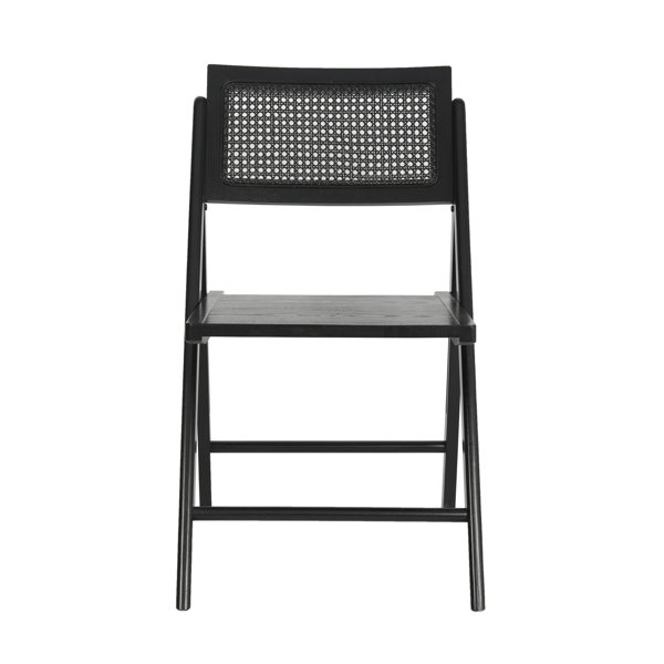Bay Isle Home™ Aayah Commercial Grade Cane Rattan Folding Chairs with ...