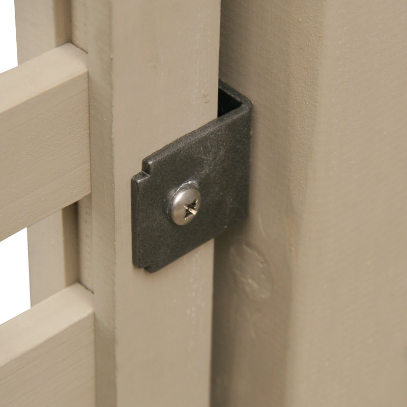 Yardistry Panel Clips, 6-Pack with Hardware Powder-Coated Aluminum ...